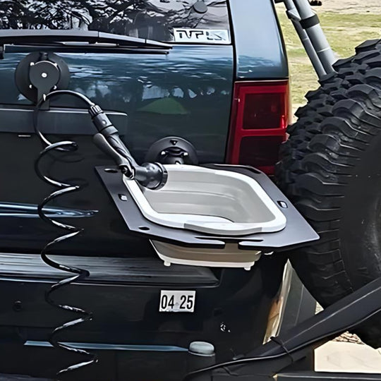 Compact Collapsible Camping Sink - Portable Wash Basin for Caravans ...